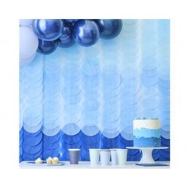 Backdrop Disc Blauw Ombre Ginger Ray | Daily Style